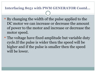 microcontroller pwm stepper moter prog 2.ppt