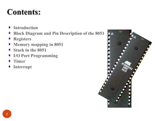 Microcontroller 8051 | PPT | Operating Systems | Computer Software and Applications