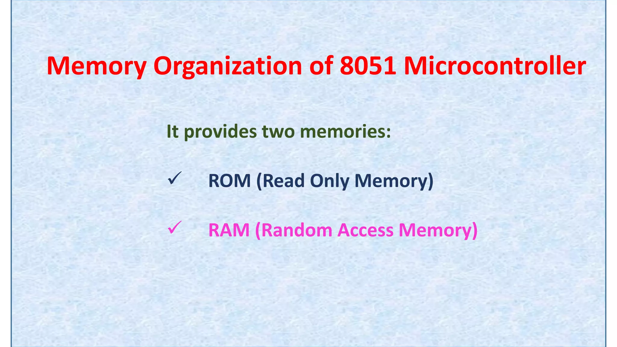 Fundamentals of Microcontroller 8051 by Dr. Jogade S M, Assistant Professor, Sangameshwar ...