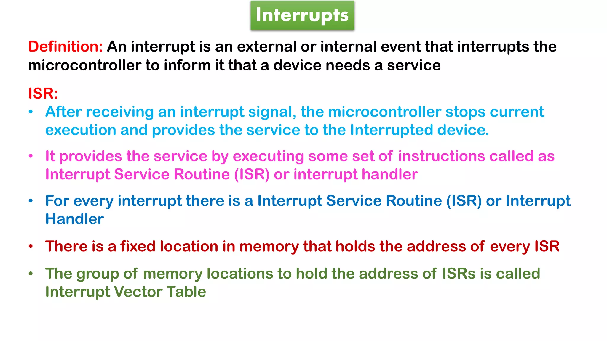 Fundamentals of Microcontroller 8051 by Dr. Jogade S M, Assistant ...