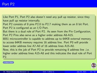Microcontroller 8051 basics (part I) | PDF