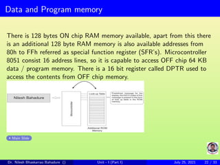 Microcontroller 8051 basics (part I) | PPT