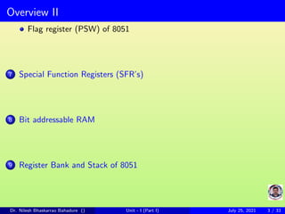 Microcontroller 8051 basics (part I) | PPT