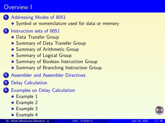 Microcontroller 8051 instruction set and assemble directives | PDF