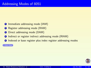 Microcontroller 8051 instruction set and assemble directives | PDF