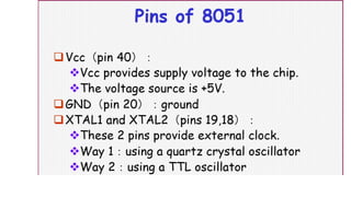 Microcontroller 8051 introduction | PPT
