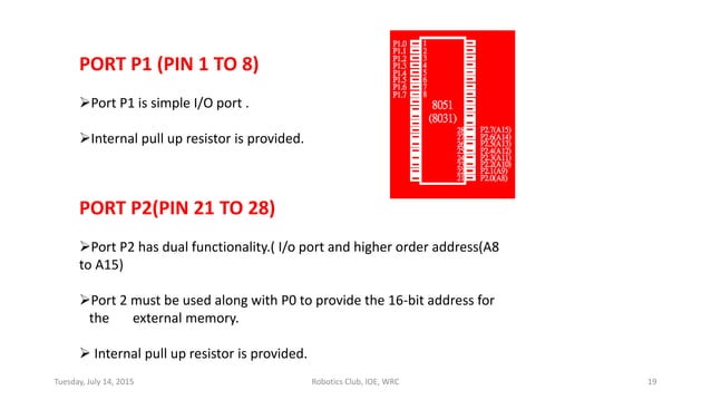 Microcontroller 8051 training | PPT