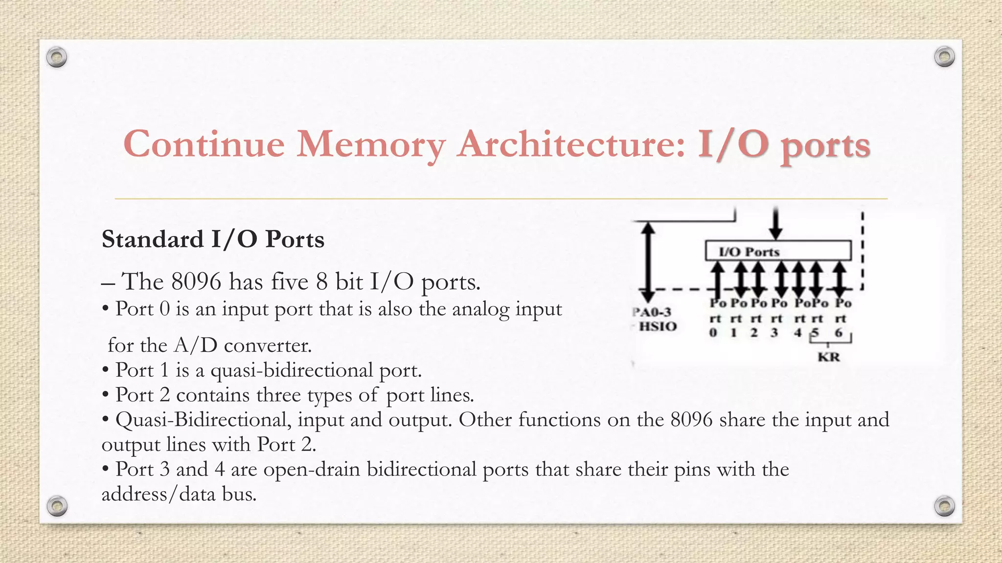 Microcontroller 8096 | PPTX