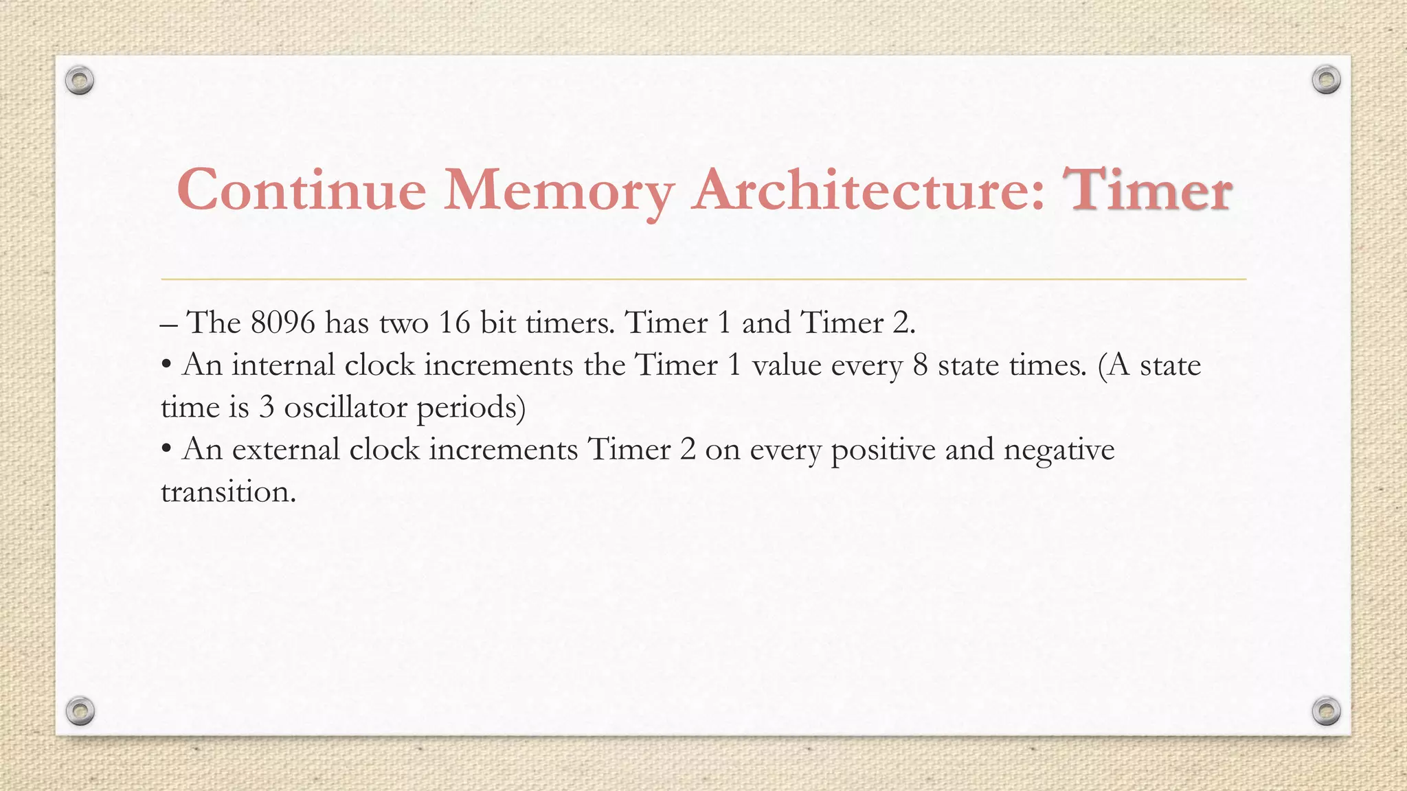 Microcontroller 8096 | PPTX