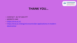 Microcontroller Applications - KRCE.pptx