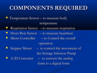Microcontroller based anesthesia inject | PPT