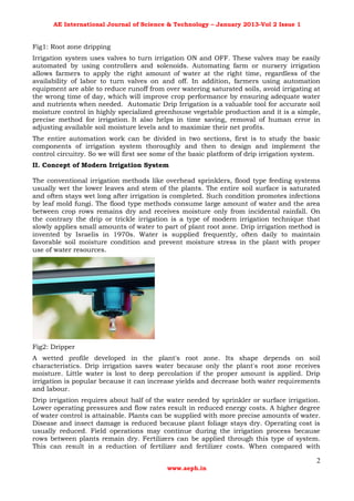 Microcontroller based automation of drip irrigation system | PDF
