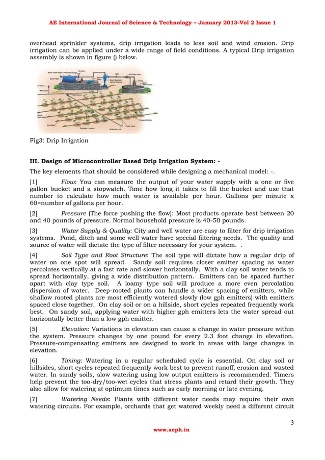 Microcontroller based automation of drip irrigation system | PDF