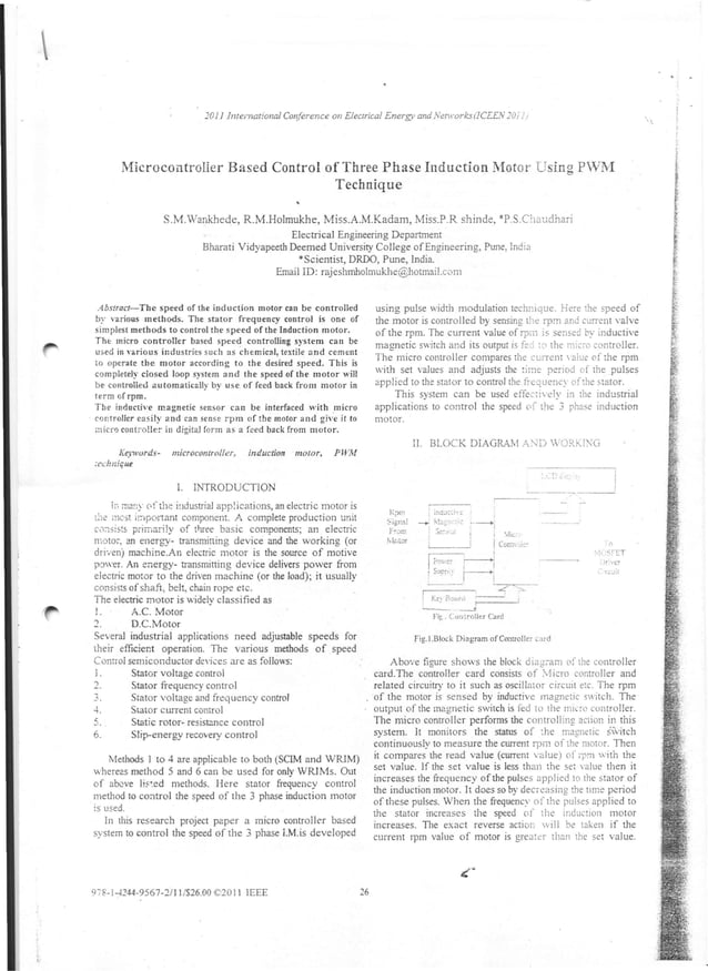 Microcontroller based control | PDF