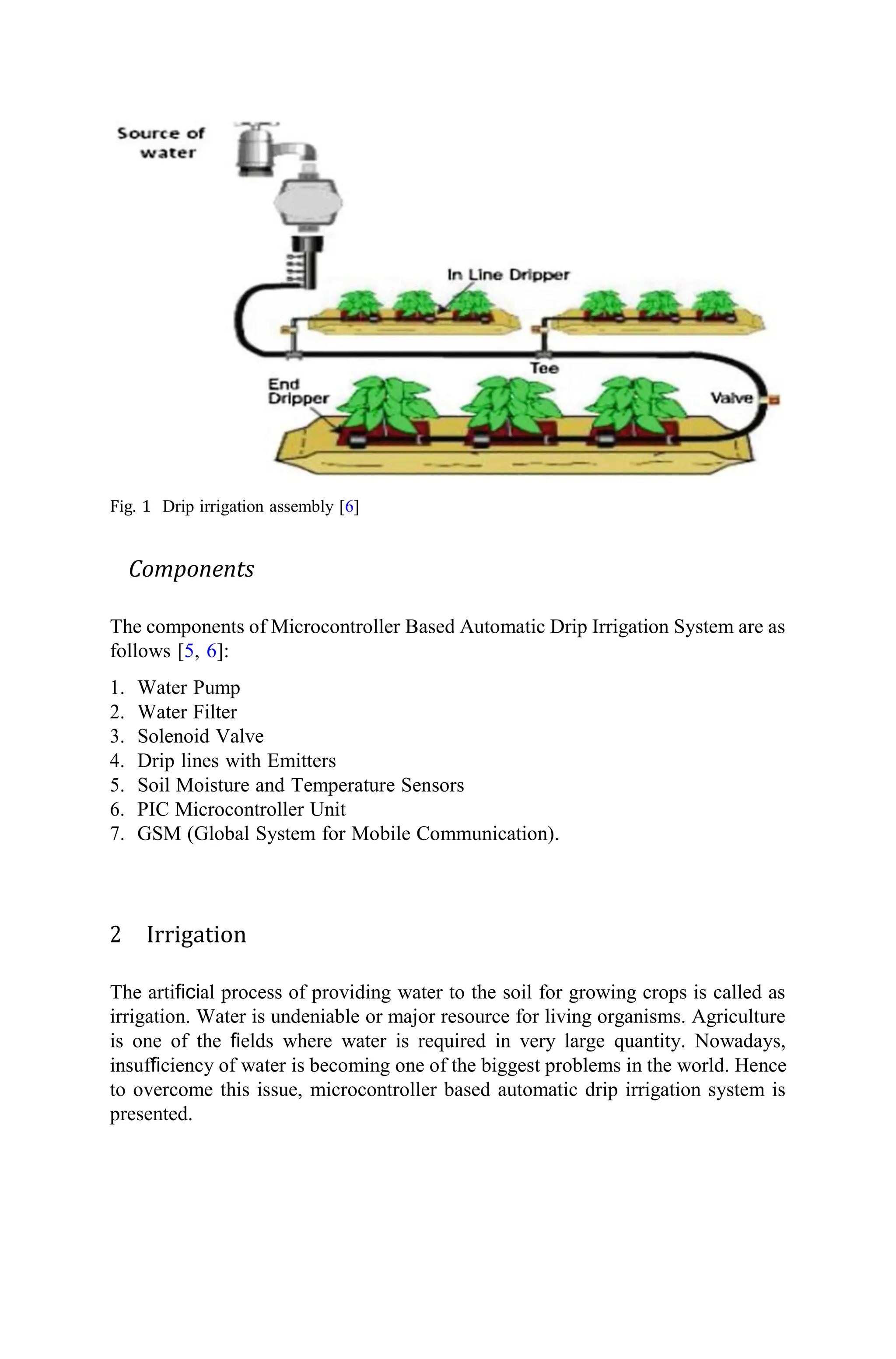Microcontroller Based Drip Irrigation Systempdf
