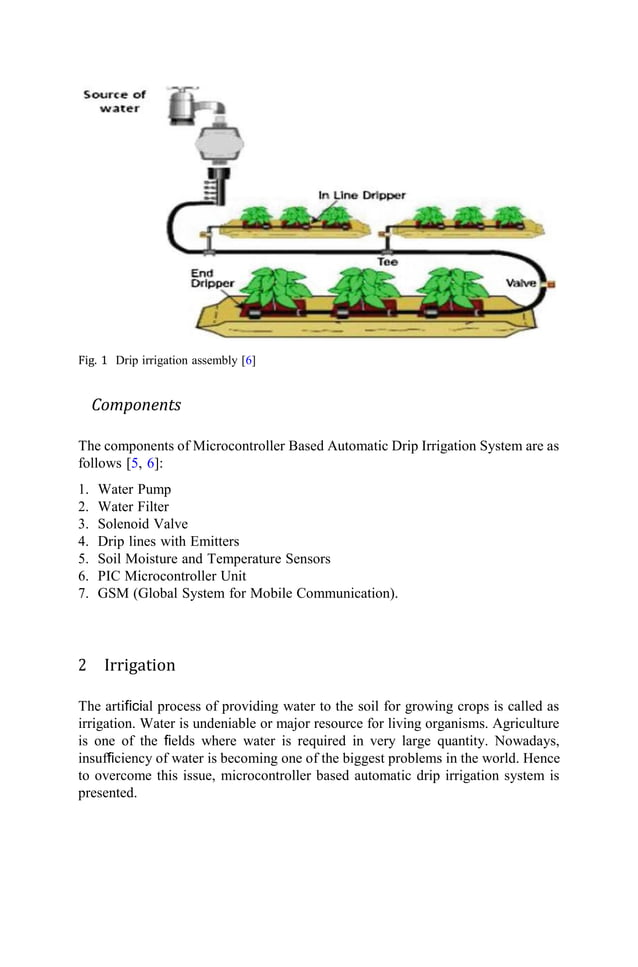 Microcontroller based drip irrigation system.pdf