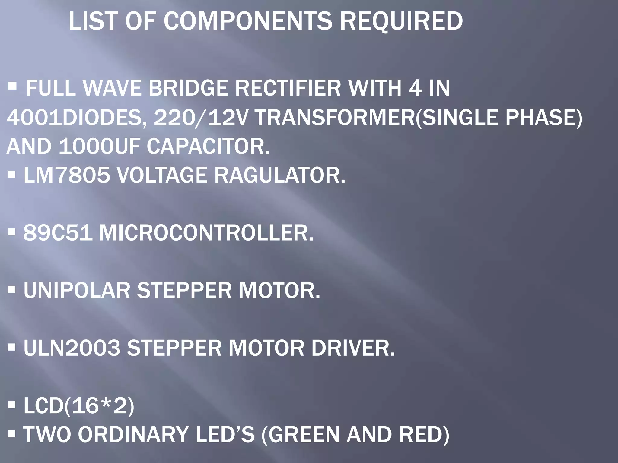 Microcontroller based four step linear stroke positioning system | PPTX | Computer Peripherals ...
