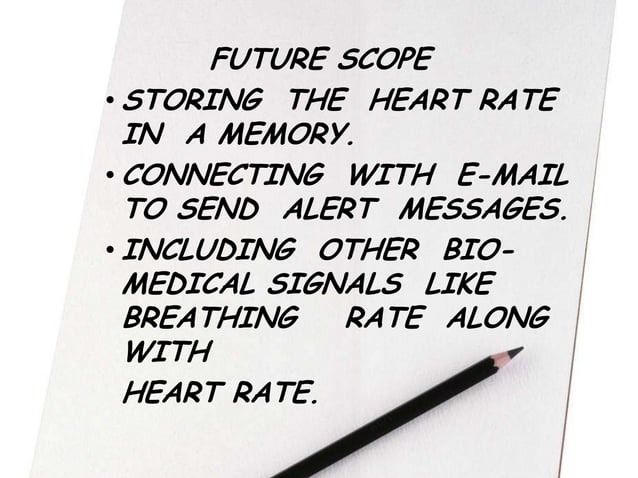 Microcontroller based heart rate meter | PPTX