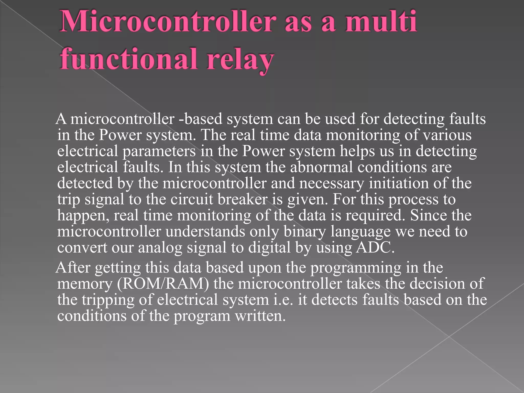 Microcontroller based multifunction_relay | PPT