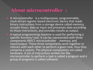 Microcontroller based multifunction_relay | PPT