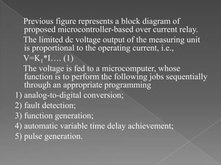 Microcontroller based multifunction_relay | PPTX