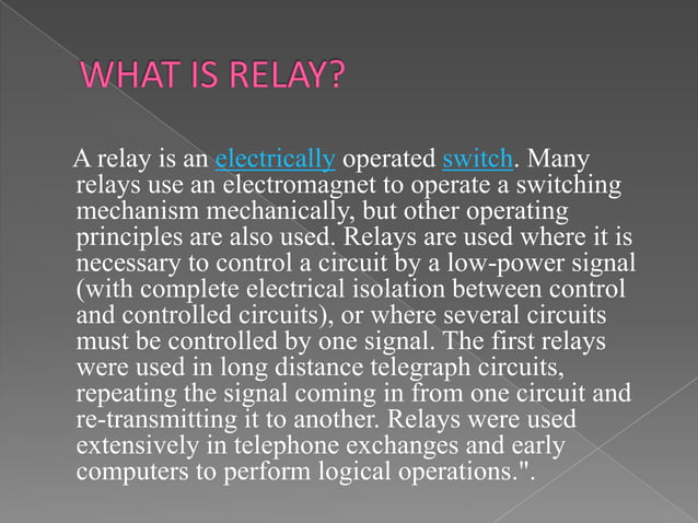 Microcontroller based multifunction_relay | PPT