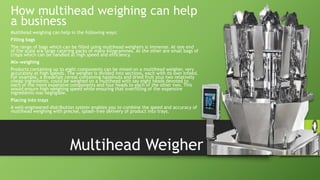 Microcontroller based multihead weigher | PPT
