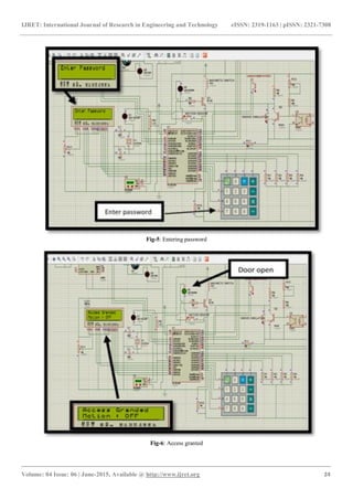 Microcontroller based smart home with security using gsm technology | PDF
