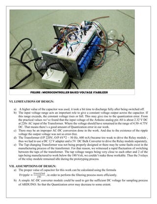 Microcontroller based voltage stabilizer | PDF