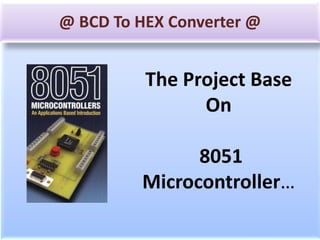 Microcontroller base project | PPT