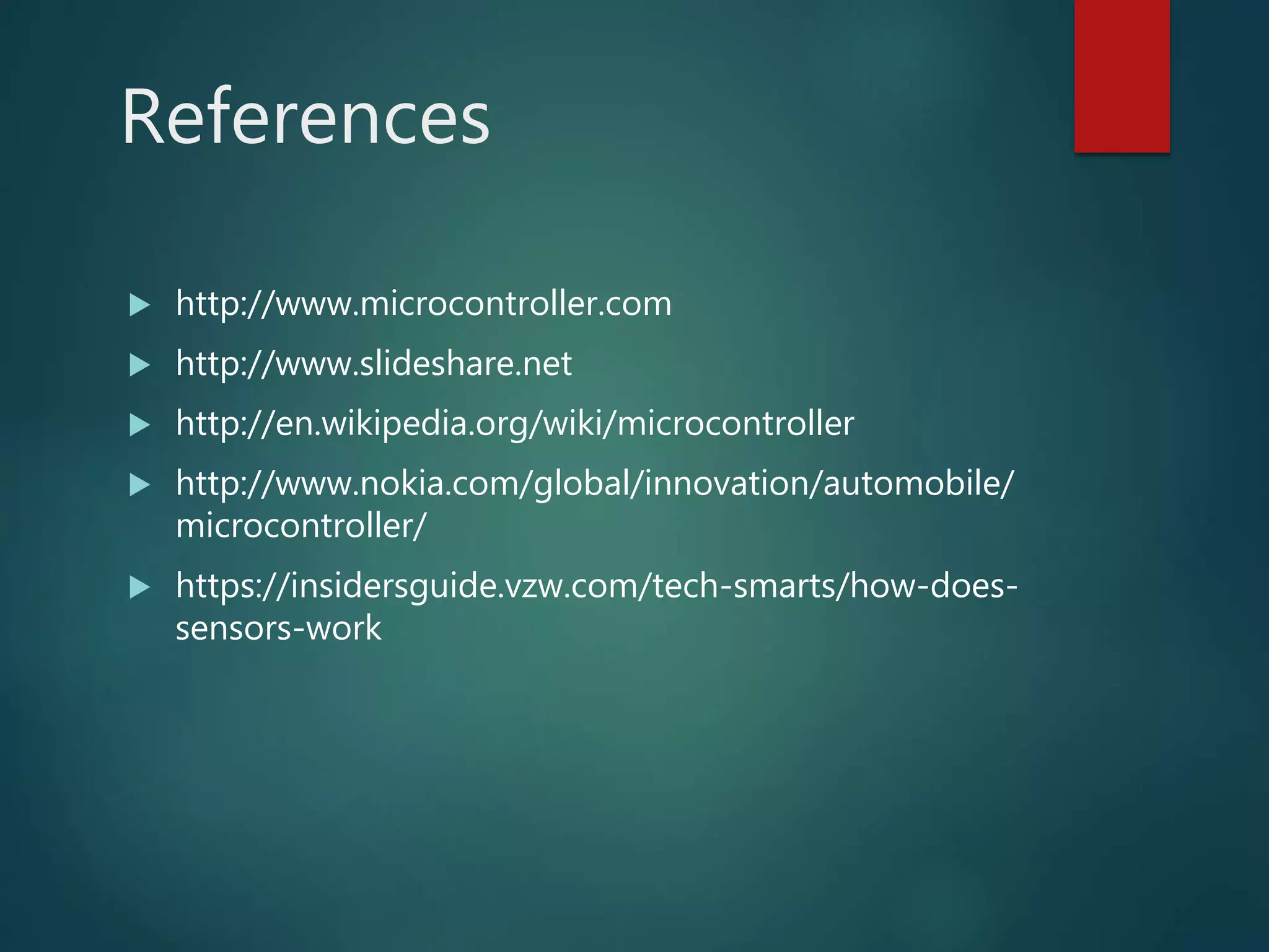 Microcontroller In Automobile And Applications Pptx Microcar Auto Body Styles