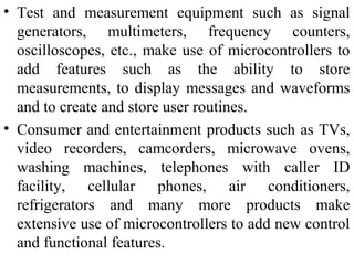 Introduction to microcontrollers | PPT