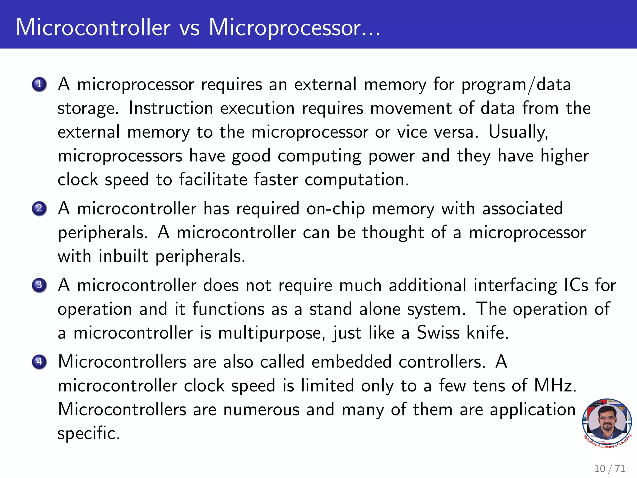 Microcontroller pic 16f877 architecture and basics | PDF