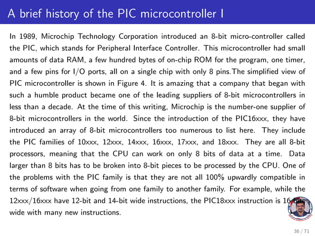 Microcontroller pic 16f877 architecture and basics | PDF
