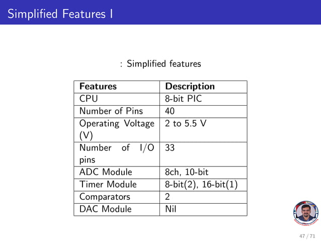 Microcontroller pic 16f877 architecture and basics | PDF