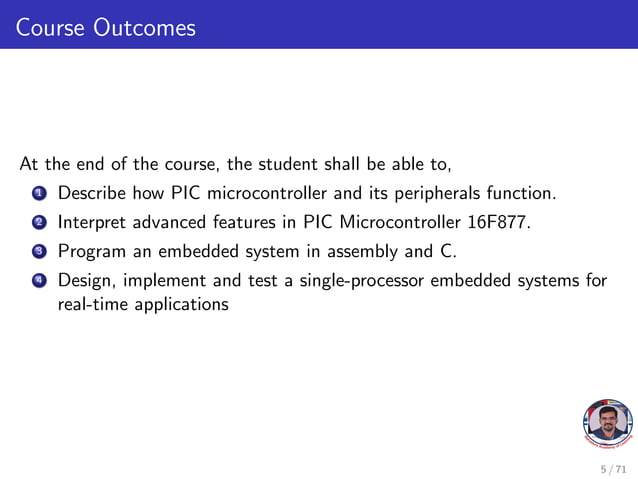 Microcontroller pic 16f877 architecture and basics | PDF