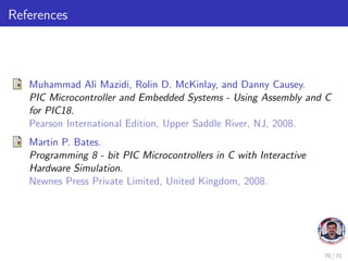 Microcontroller pic 16f877 architecture and basics | PDF
