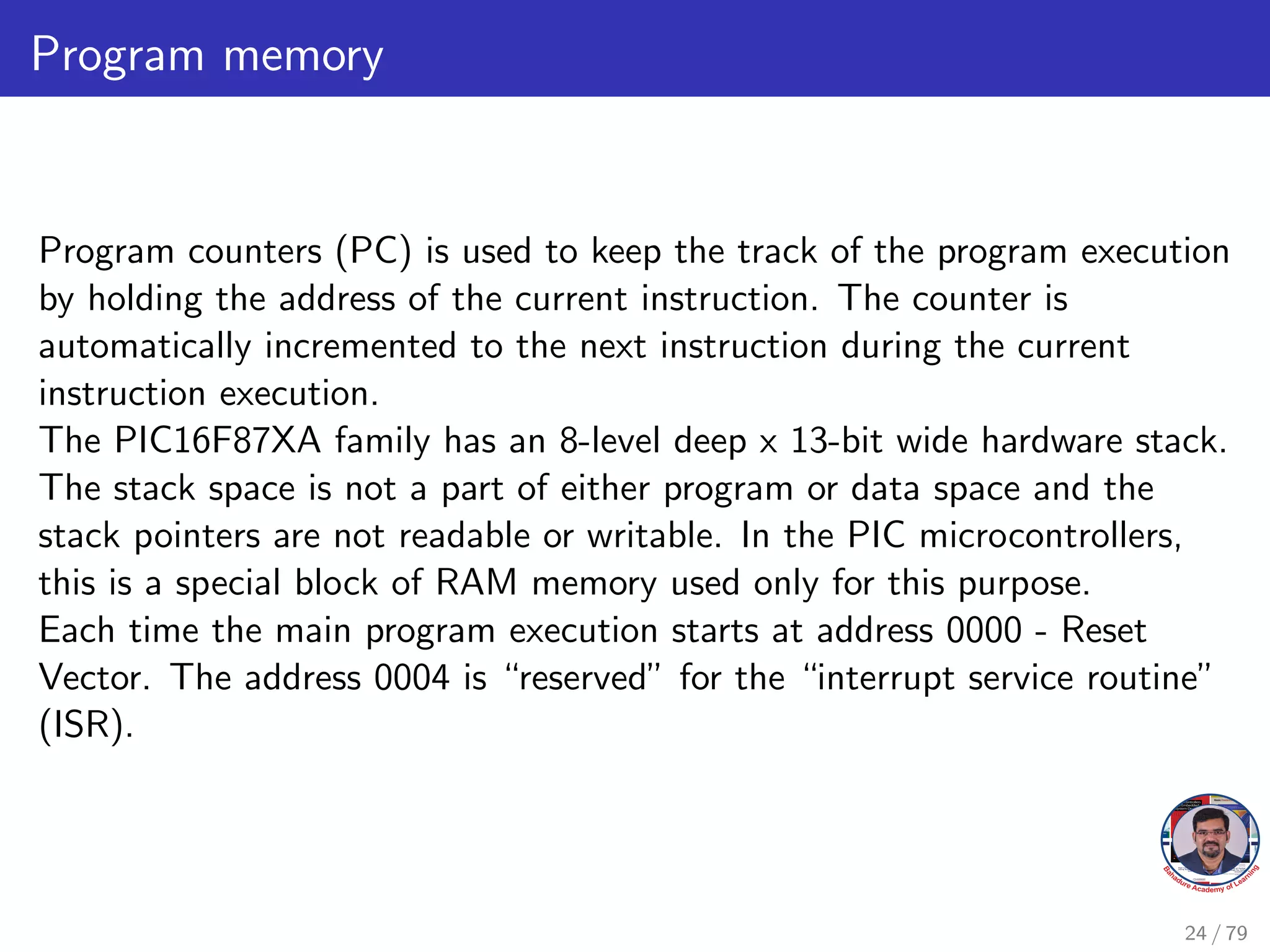 Microcontroller pic 16 f877 registers memory ports | PDF