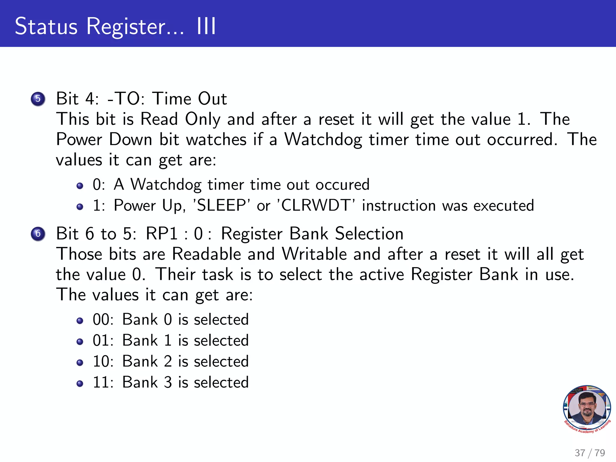 Microcontroller pic 16 f877 registers memory ports | PDF