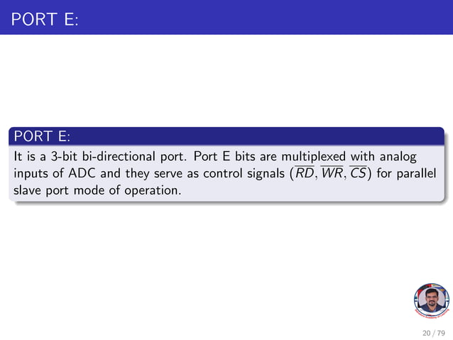 Microcontroller pic 16 f877 registers memory ports | PDF