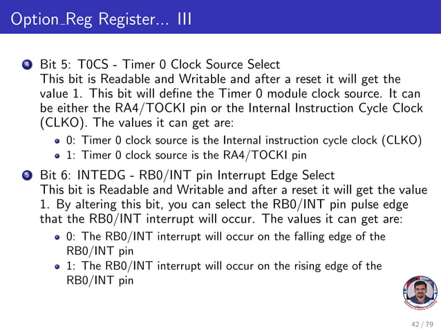 Microcontroller pic 16 f877 registers memory ports | PDF