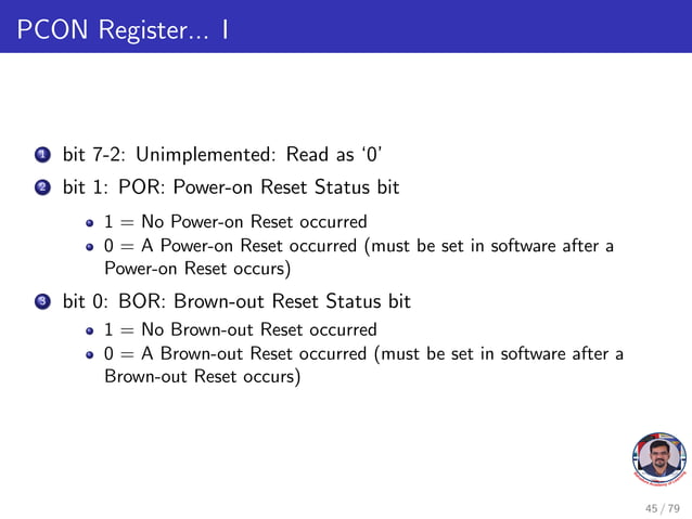 Microcontroller pic 16 f877 registers memory ports | PDF