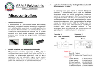 Microcontroller poster | PPT