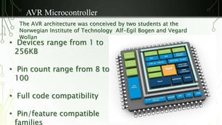 Introduction to AVR Microcontroller | PPTX
