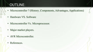Introduction to AVR Microcontroller | PPTX