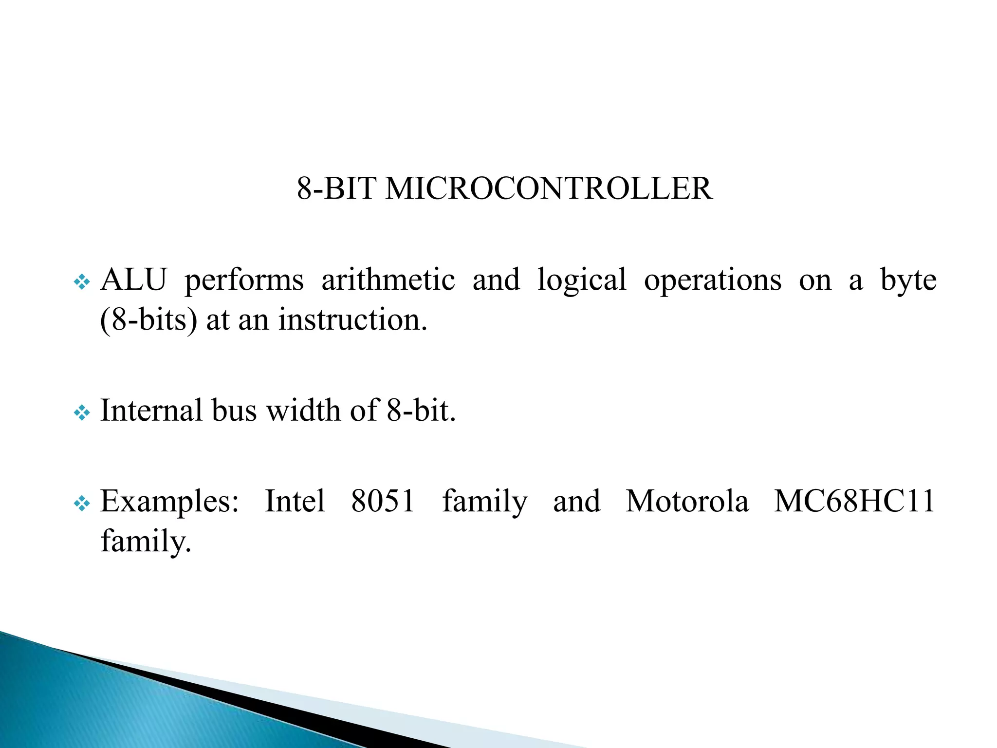 Microcontroller presentation | PPTX