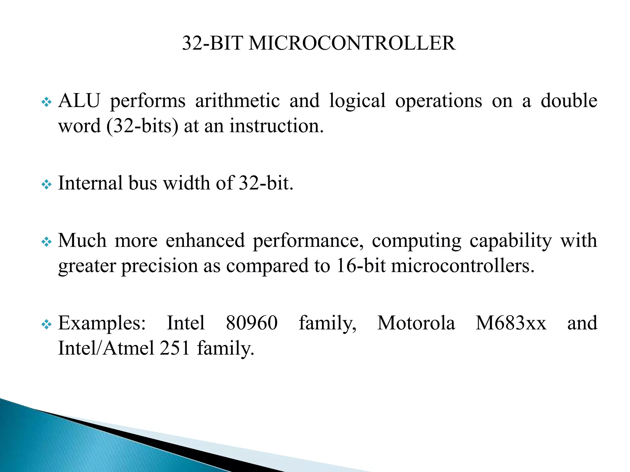 Microcontroller presentation | PPTX