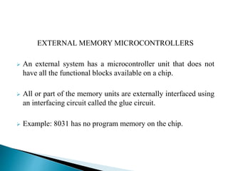 Microcontroller presentation | PPTX