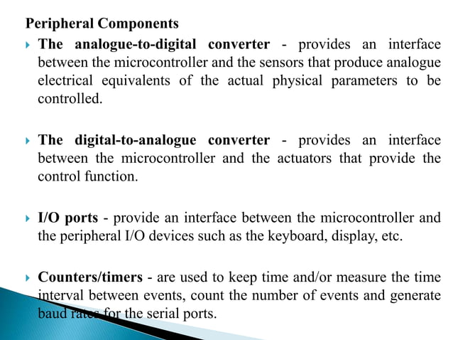 Microcontroller presentation | PPTX | Computing | Technology & Computing