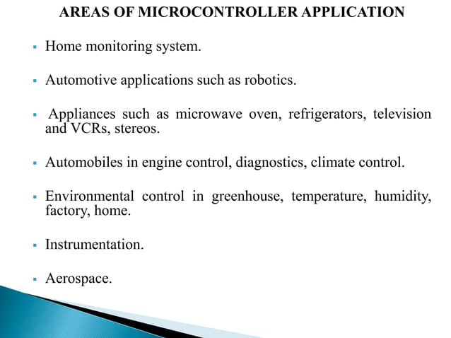 Microcontroller presentation | PPTX | Computing | Technology & Computing